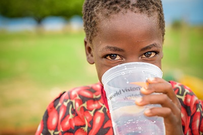 World Vision now reaching one person with clean water every 10 seconds