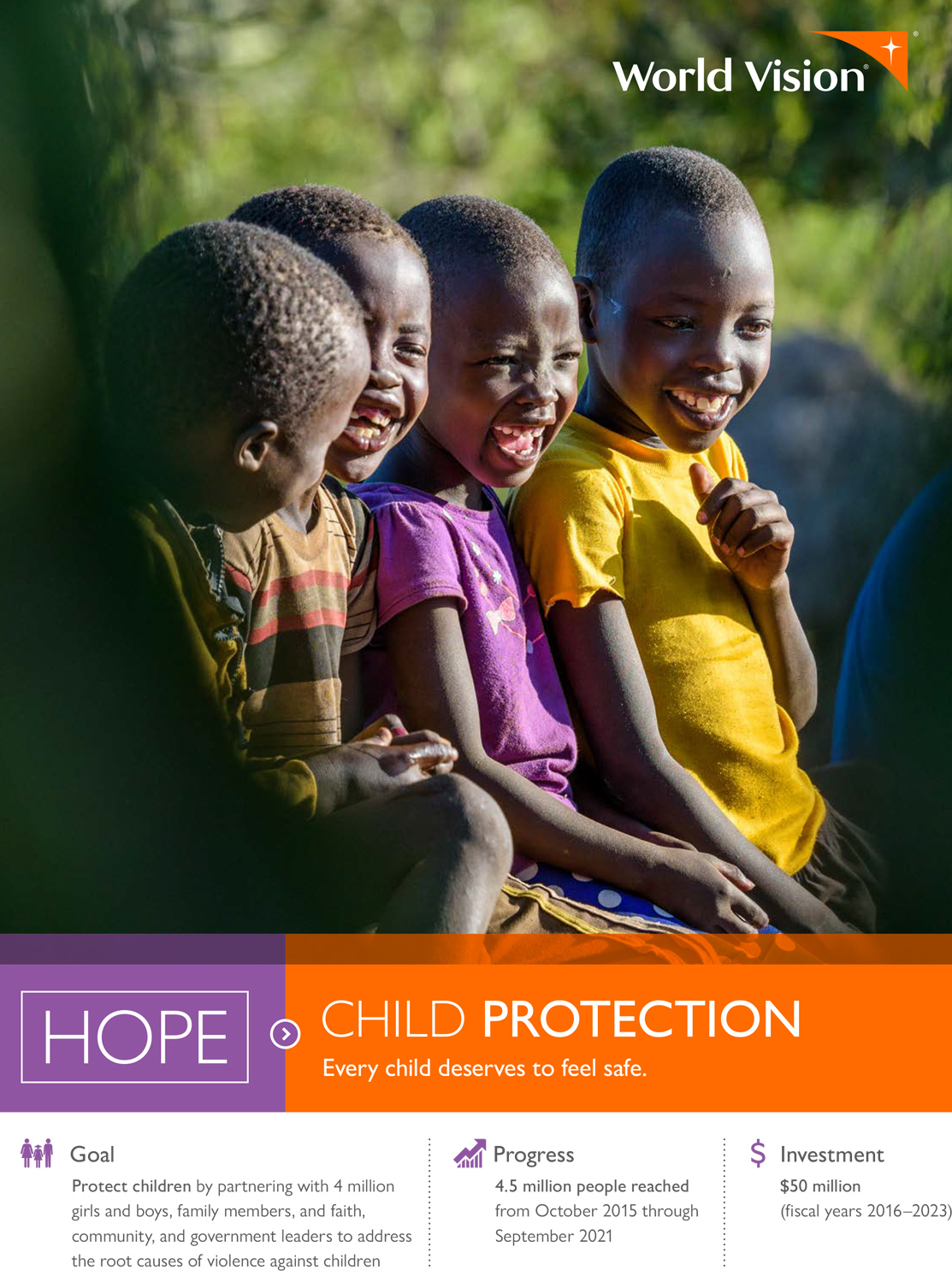 Child Protection | World Vision Philanthropy